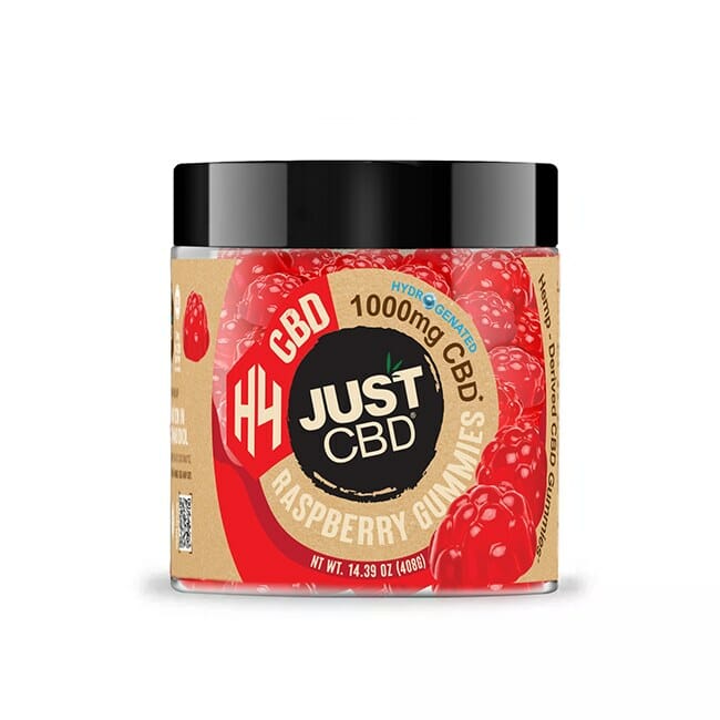 Just CBD Gummies H4 Raspberry 16oz – Impulse Distributors